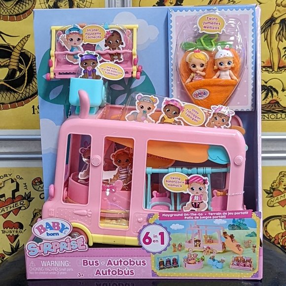 Baby Born Surprise | Toys | Baby Born Surprise Mini Babies Bus | Poshmark